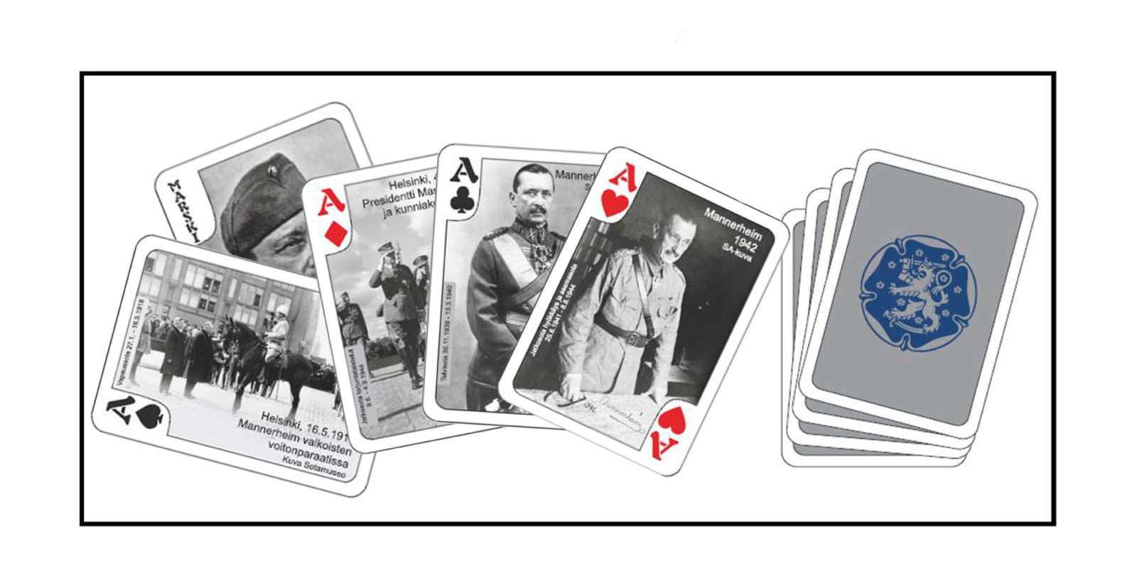 Sotahistorian pelikortit myynnissä - Rul.fi